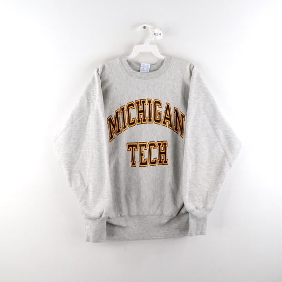 Champion | Shirts | Champion Reverse Weave Michigan Tech Sweatshirt ...